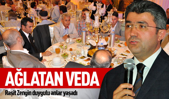 Kaymakam Zengin'i ağlatan veda